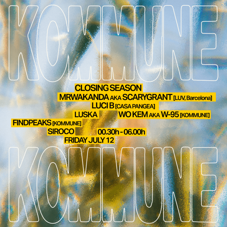 Kommune Club: Luci B + Findpeaks - Siroco